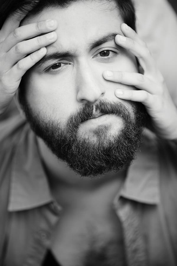 Calm man stock image. Image of elegant, fashion, mode - 32734869