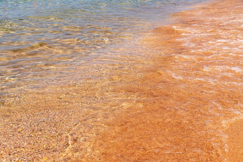 Calm Morning Sea Beach Shore with Small Rocks and Waves Stock Image ...