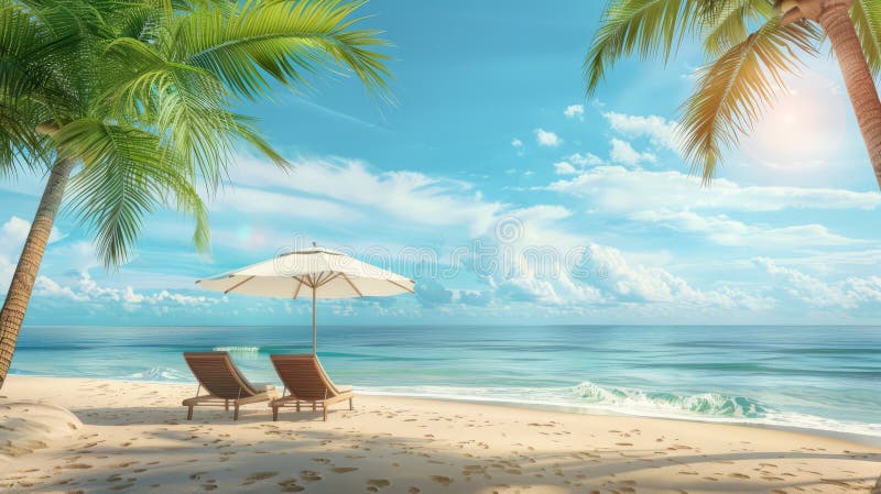 Calm and Peaceful Beach Setting with Room for Your Holiday-themed ...