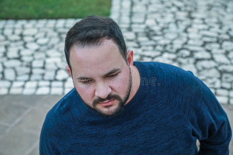 Calm and Relax for a Man Outdoor Stock Photo - Image of carefree, rest ...