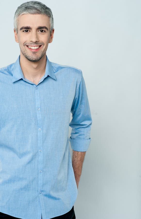 Calm and relaxed young man stock photo. Image of joyful - 40597114