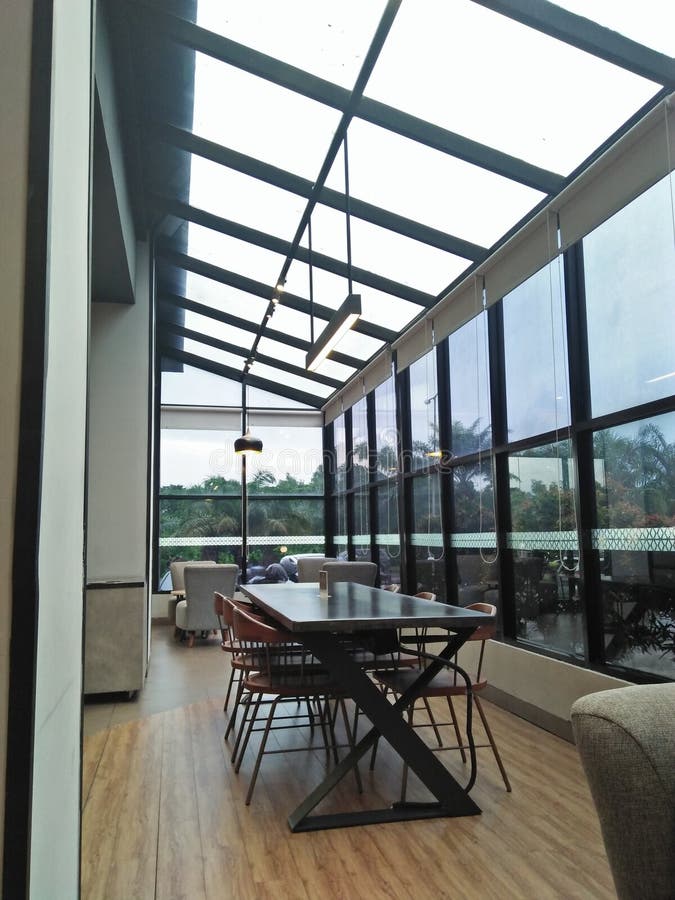 Calm and Relaxing Cafe for a Work Break Stock Image - Image of break ...