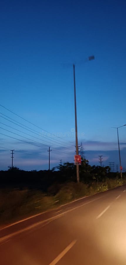 Calm roads best to places stock image. Image of night - 229936727