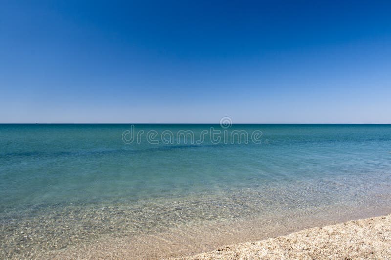 Calm sea stock image. Image of coast, natural, ocean - 26662291