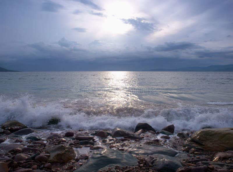 Calm Sea stock photo. Image of coast, water, calm, ireland - 5367956