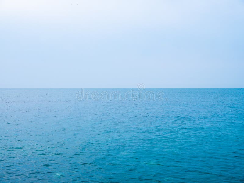Calm Sea and Blue Sky Background. High Resolution Stock Photo - Image ...
