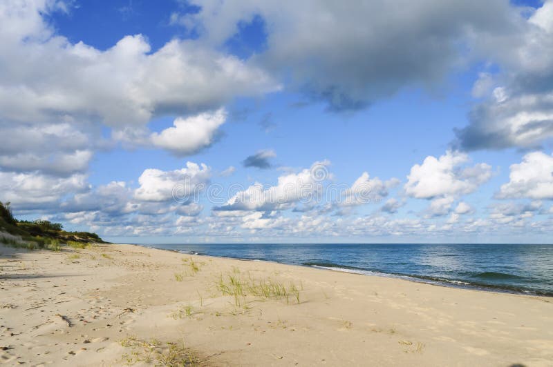 The Calm Sea. the Quiet on the Sea. Sea without Waves. Seascape Stock ...