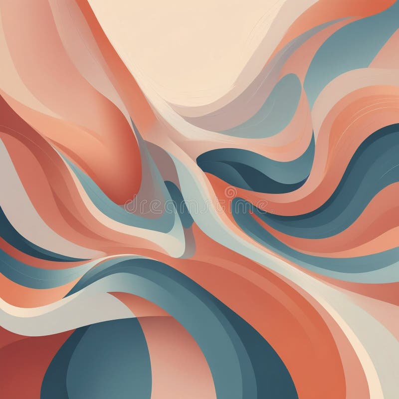 Calm and Serene Swirls: Abstract Fluid Background for Creative Projects ...