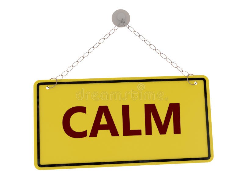 Calm sign stock illustration. Illustration of compare - 113385299