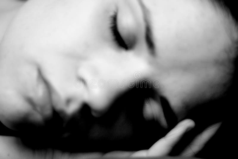 Calm Sleeping woman stock image. Image of sleeping, pillow - 948267