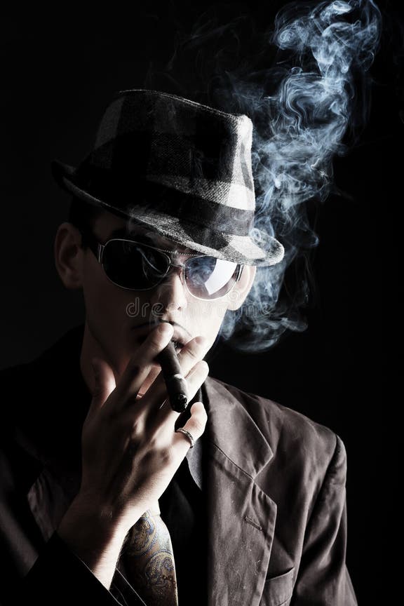 Calm smoking stock photo. Image of black, male, rest - 11322582