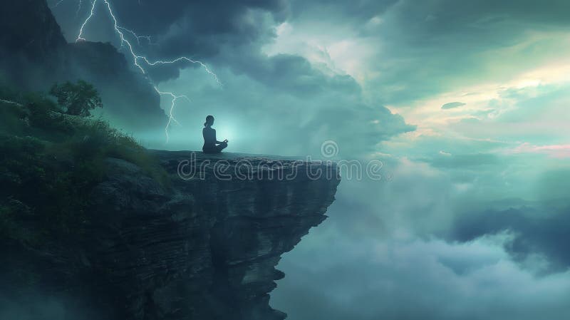 Calm in the storm stock image. Image of light, peaceful - 338620417