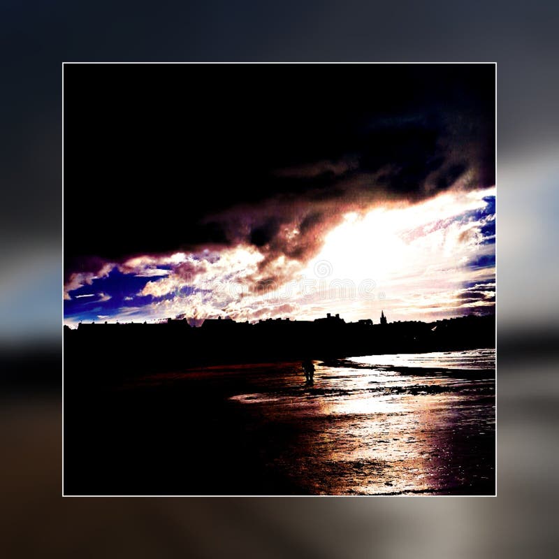 The calm before the storm stock image. Image of clouds - 101731799