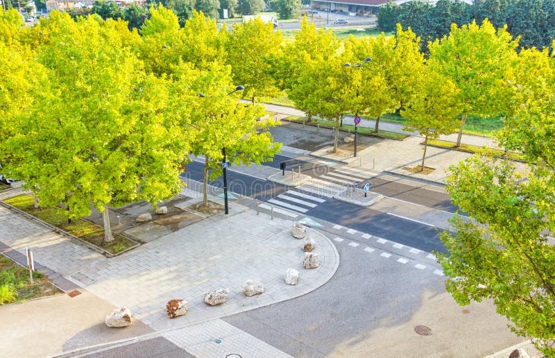 Calm street with nobody stock photo. Image of angle, building - 33063948