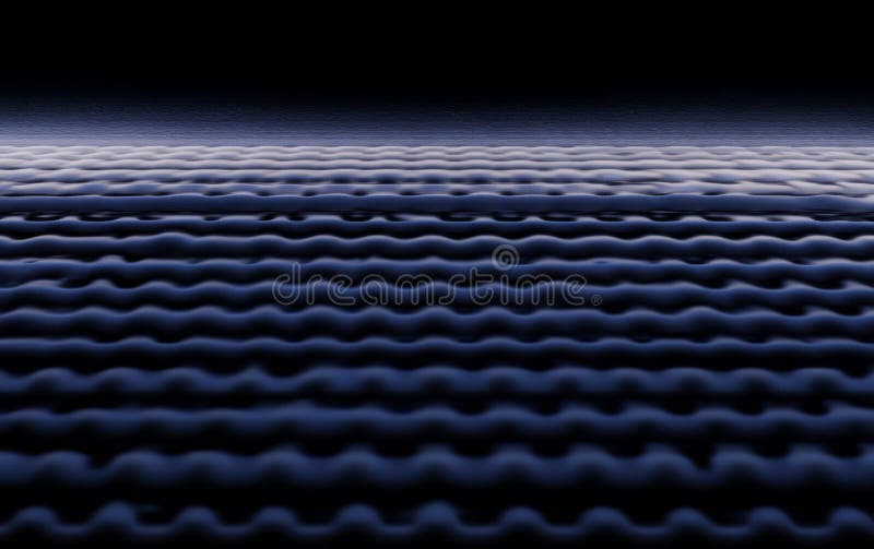 Calm Textured Waves Ripple Softly Under Dim Light Across a Dark Surface ...