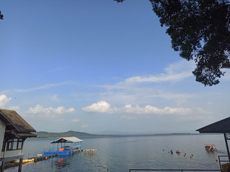 Calm Water in Biggest Dam in Java Stock Image - Image of water, biggest ...