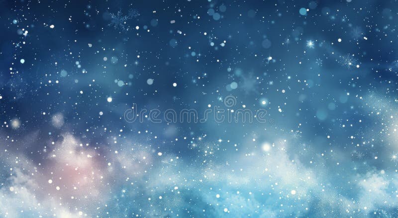 Calm Water with Falling Snow and Setting Sun Stock Image - Image of ...