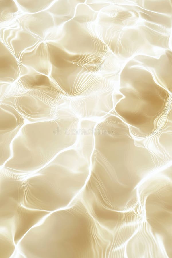 Calm Water with Gentle Wave Patterns and Light Reflections. Stock ...
