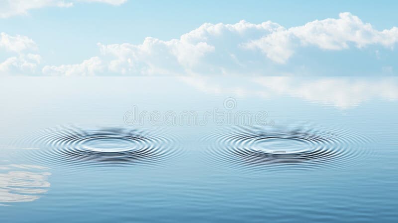 Calm Water Ripples stock image. Image of small, perspective - 383379299