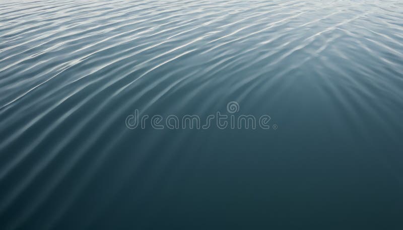 Calm Water Surface with Gentle Ripples at Sunset Stock Image - Image of ...