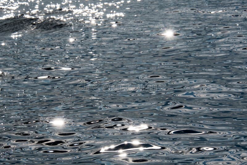 Calm Water Surface with Small Ripples Stock Image - Image of ripples ...