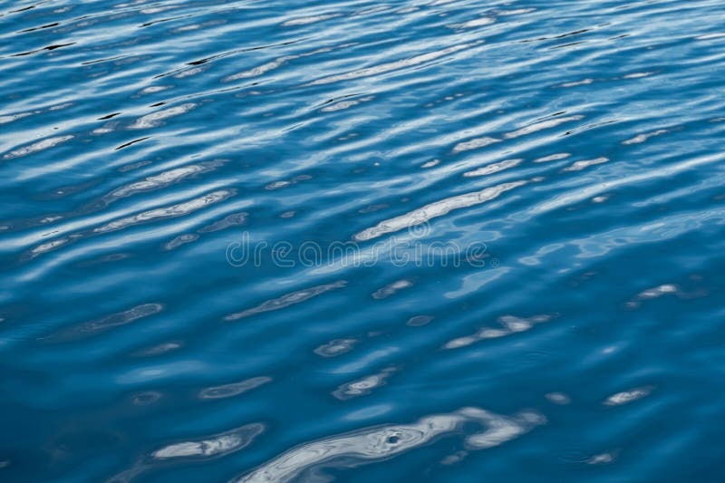 Calm Water Surface with Small Ripples Stock Photo - Image of horizontal ...