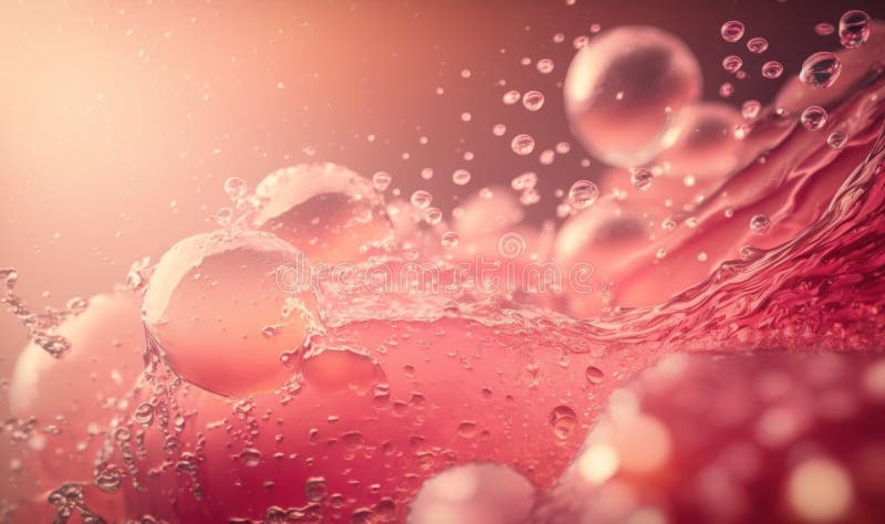 Calm Water Surface Texture with Splashes and Bubbles for Web and Print ...