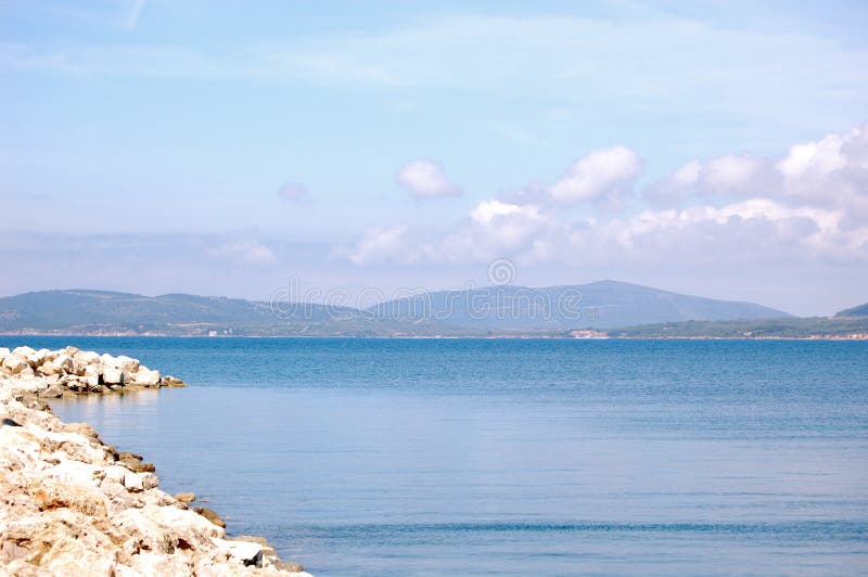 Calm Waters stock image. Image of blue, holiday, pier - 5304739