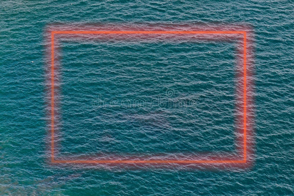 Calm Waves on the Ocean, Top View Stock Photo - Image of aquatic ...