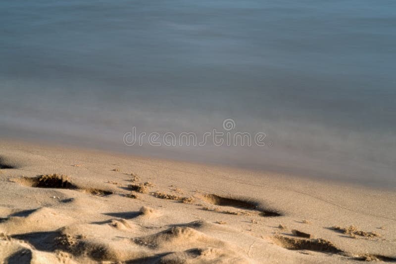 Calm Waves on the Sand Coast Stock Photo - Image of calm, vacation ...