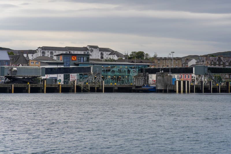 The Calmac Ferry Terminal in Oban Editorial Photo - Image of terminal ...