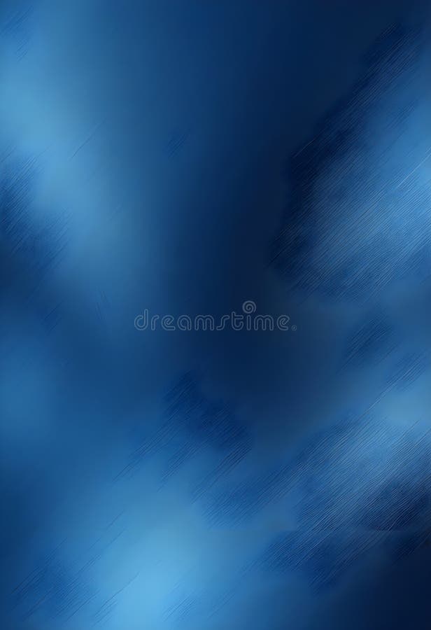 A Calming Abstract Digital Artwork in Deep Blue Tones. a Seamless Blend ...