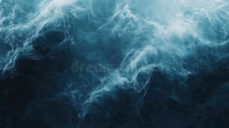Cool Blue Smoke Abstract Background with Soft Textures Stock Image ...