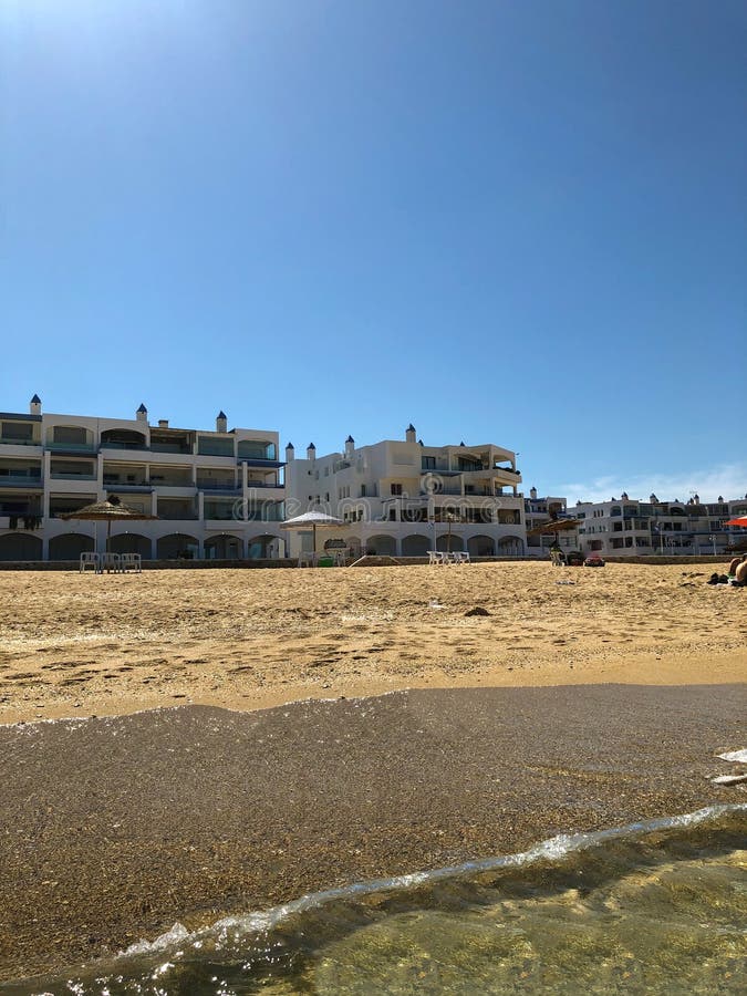 Calming beach of the sea stock photo. Image of serenity - 268202776