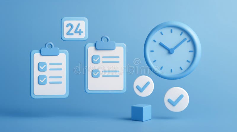 Visual Representation of Productivity and Time Management with ...