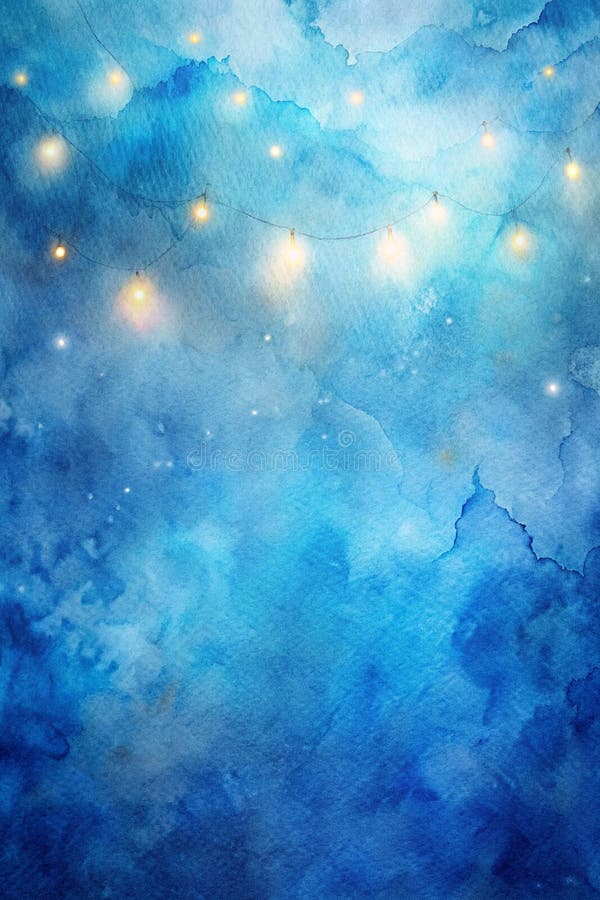 Calming Blue Light Watercolor Paper Texture Background Stock ...