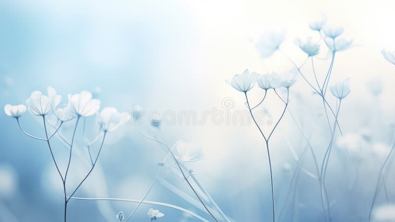 Calming Blue Pastel Background Stock Illustration - Illustration of ...