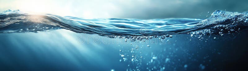 Calming Blue Water Waves Wallpaper: a Serene Aquatic Background for ...