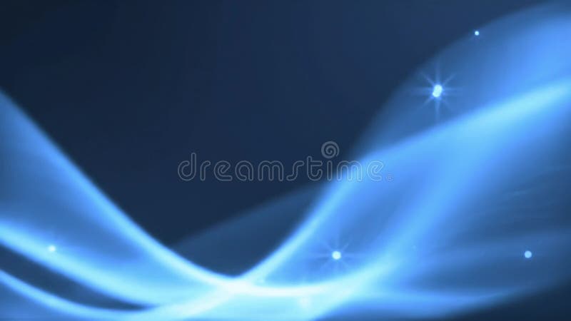 Explore Calming Blue Abstract Waves with Illuminated Accents Creating a ...