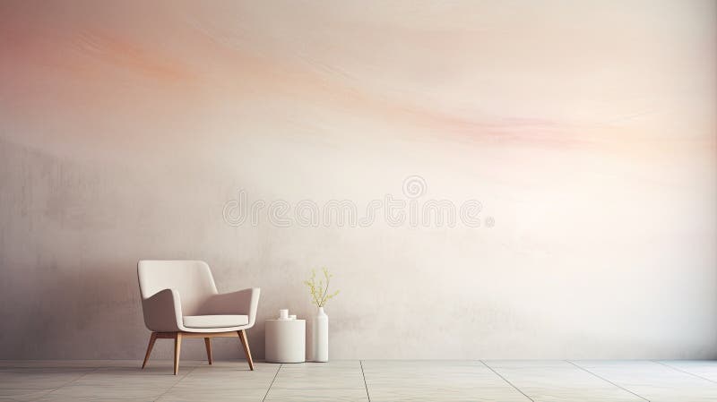 Calming Blurred Wall Texture Interior Stock Illustration - Illustration ...