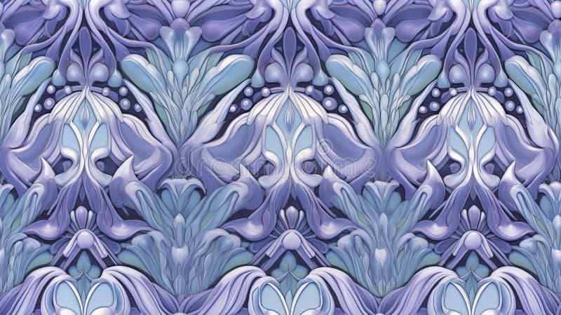 Calming Color Fabric Pattern Design Stock Illustration - Illustration ...