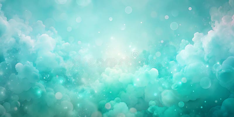 Calming Cyan Pastel Background for Minimalist Design Stock Illustration ...