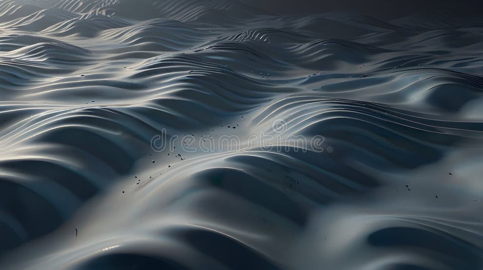A Calming 3D Ripple Effect with Soft, Misty Shadows Stock Illustration - Illustration of visual ...