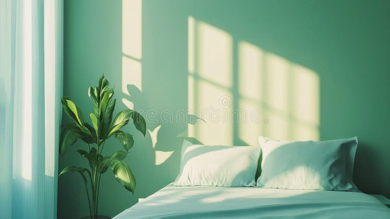 Calming Gradients of Sky Blue and Mint Green Stock Photo - Image of ...