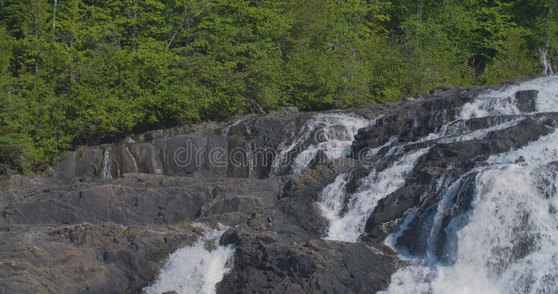 Calming Landscape of the Waterfall Stock Footage - Video of falling ...