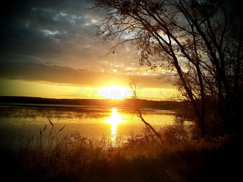 Calming stock photo. Image of sunset, calming, still - 151676980