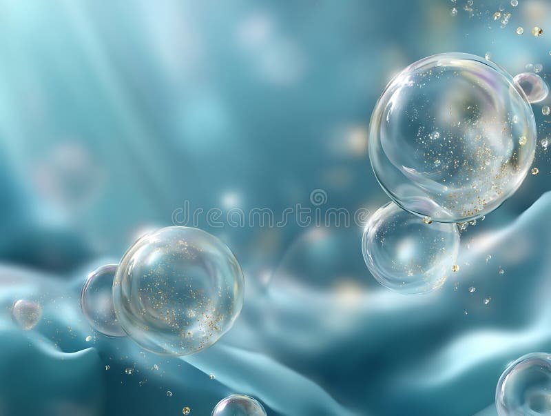 Submerged Bubble Motion Collection 5 Stock Illustration - Illustration ...