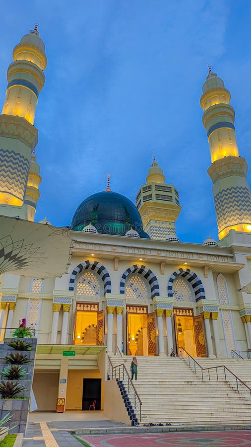 The Calms in His Incredibly Magnificent Mosque Stock Image - Image of ...