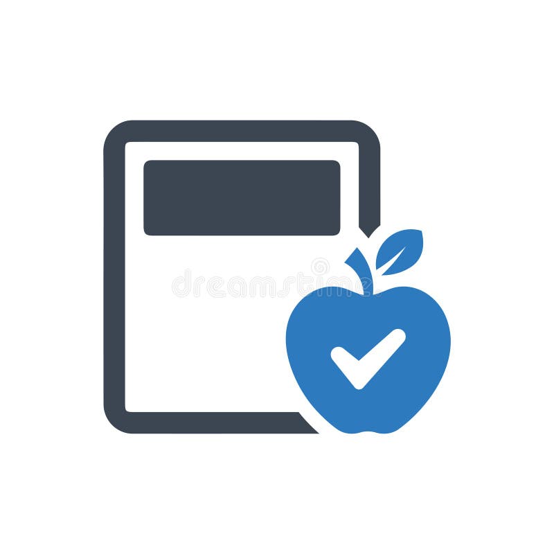 Calorie Calculator Icon. Simple Vector Graphics Stock Vector ...