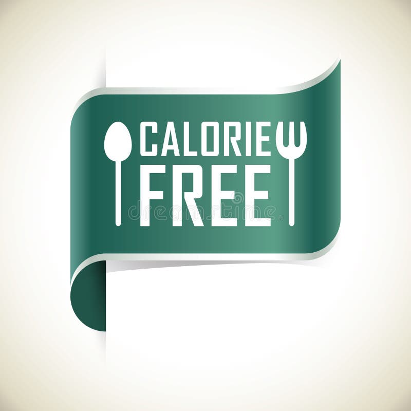 Calories Free Label. Vector Illustration Decorative Design Stock Vector ...